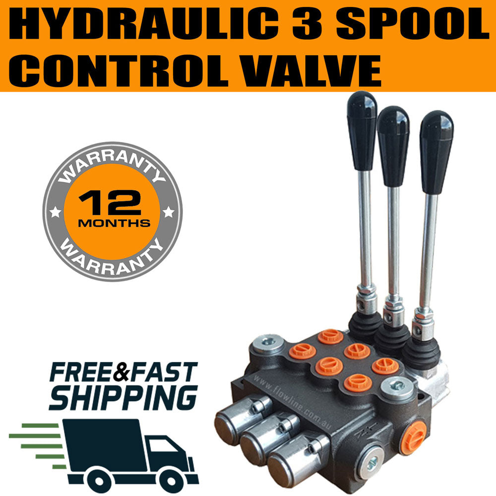 Buy Three Spool Direction Control Valve -p340 in Australia – Flowline
